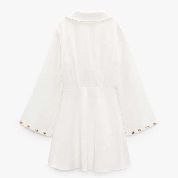 Zara | Dresses | Nwt Zara Knotted Linen Blend Shell Dress Xs | Poshmark